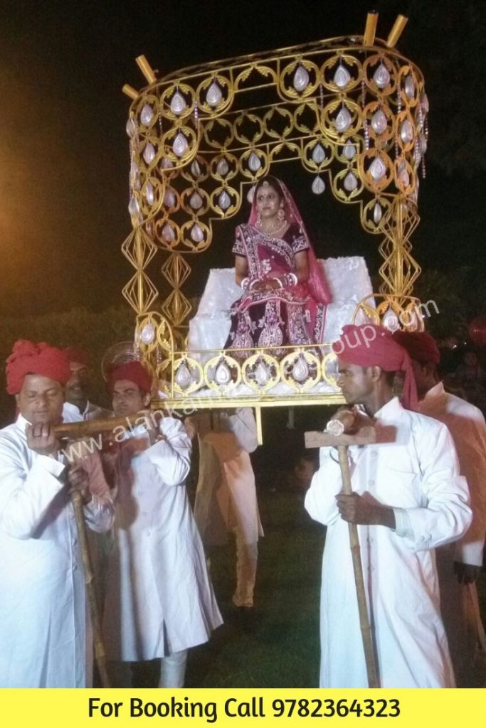 Palki for Dulhan Jaipur, Palki for Bride Entry, Palki For Wedding Entry ...